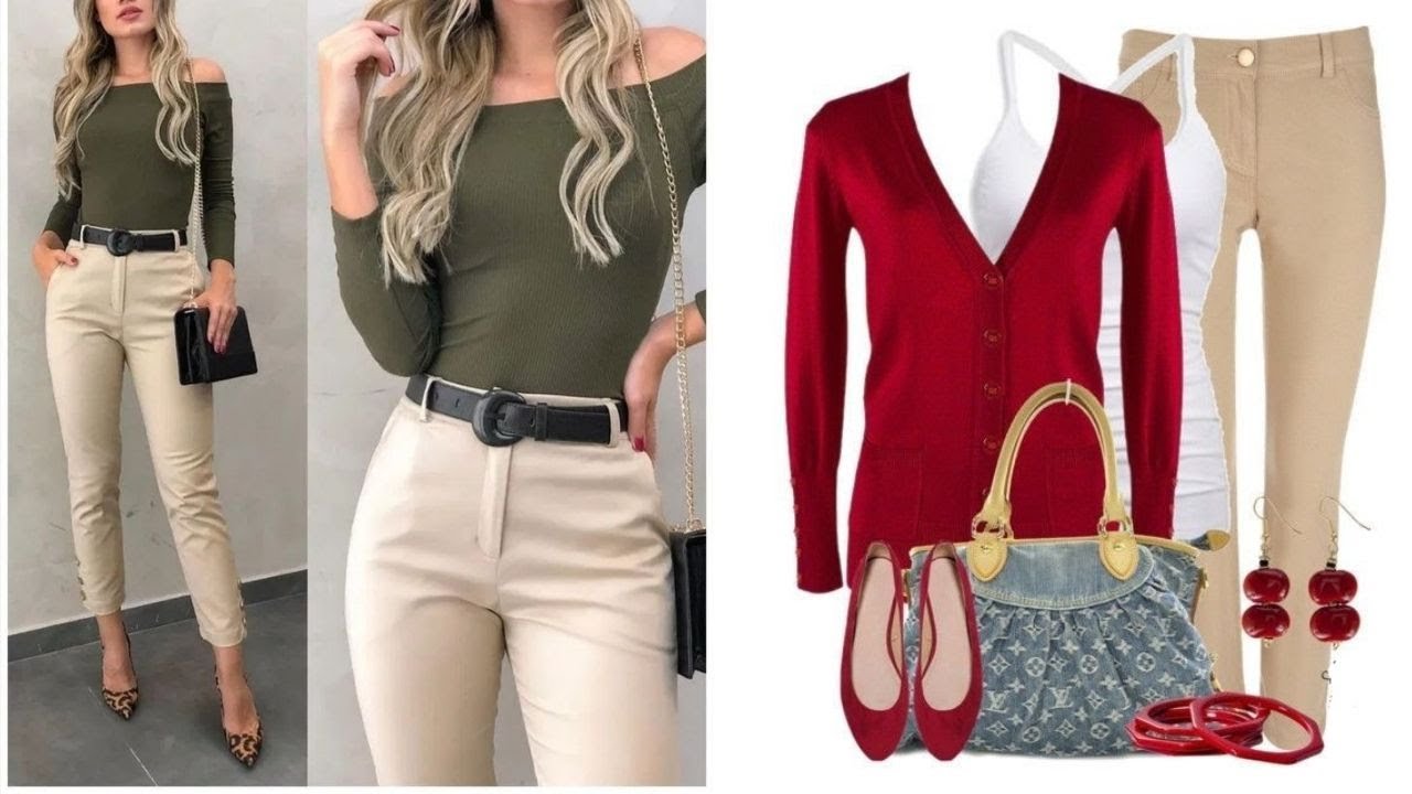 Cómo crear un formal outfit con pantalón beige para mujer - M de Modista